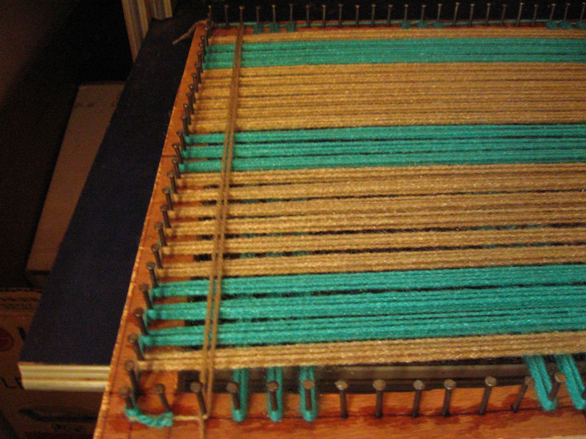 How to Weave a Small Table Mat With Home Made Loom : 13 Steps (with ...