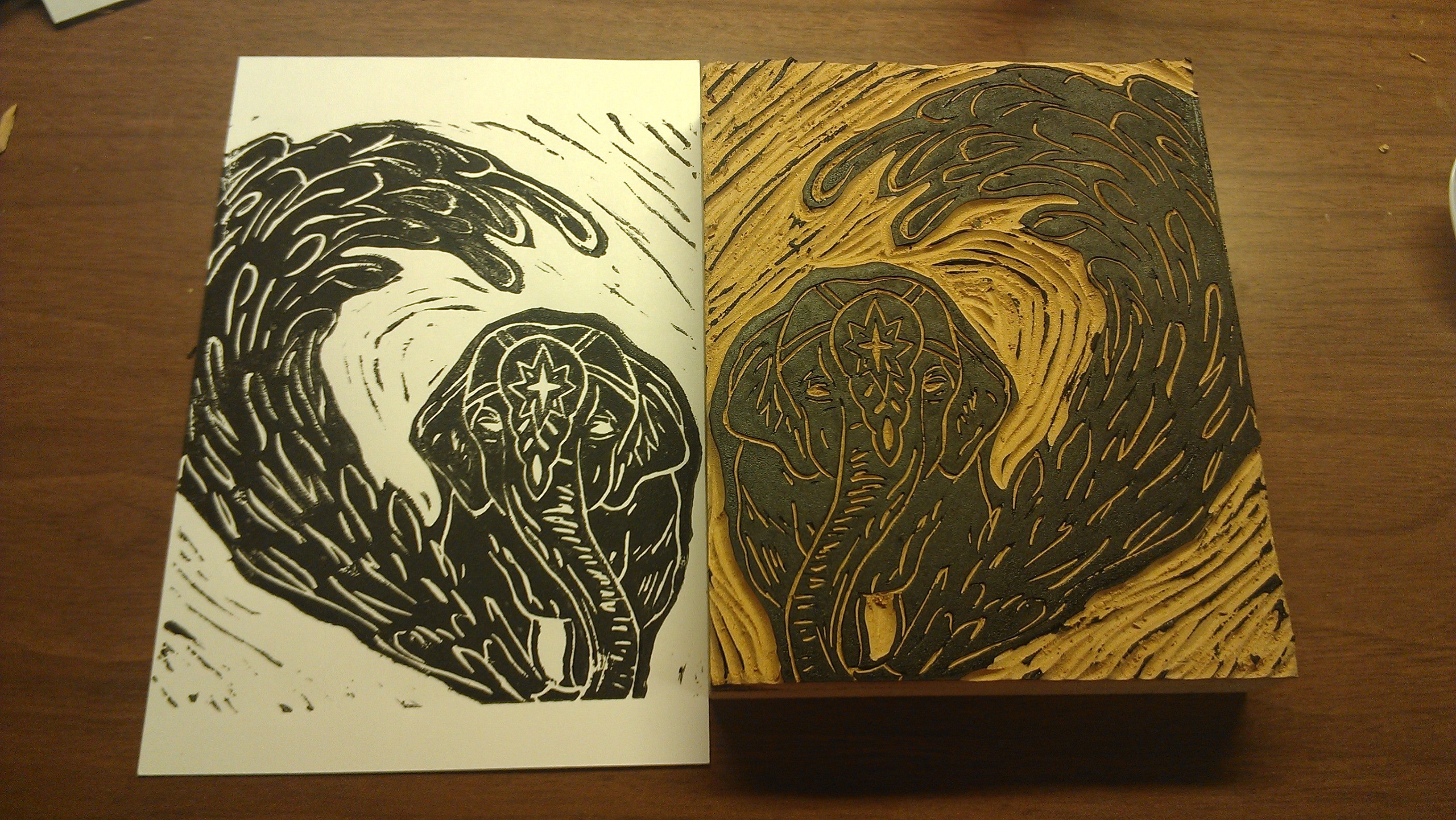 Linoleum Block Printing 6 Steps with Pictures Instructables Linoleum Block Printing 6 Steps with Pictures Instructables