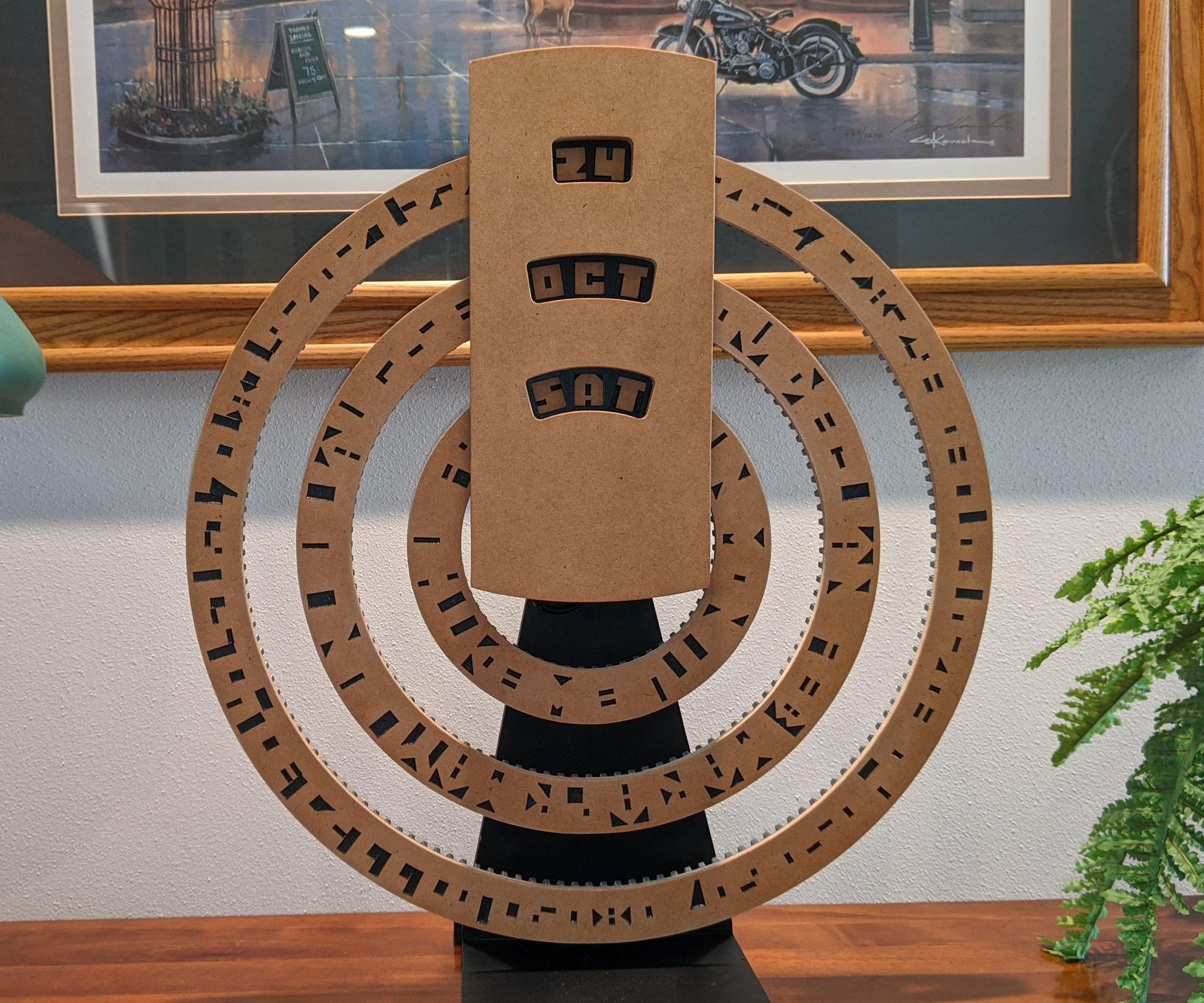 Cryptic Auto-Calendar : 9 Steps (with Pictures) - Instructables