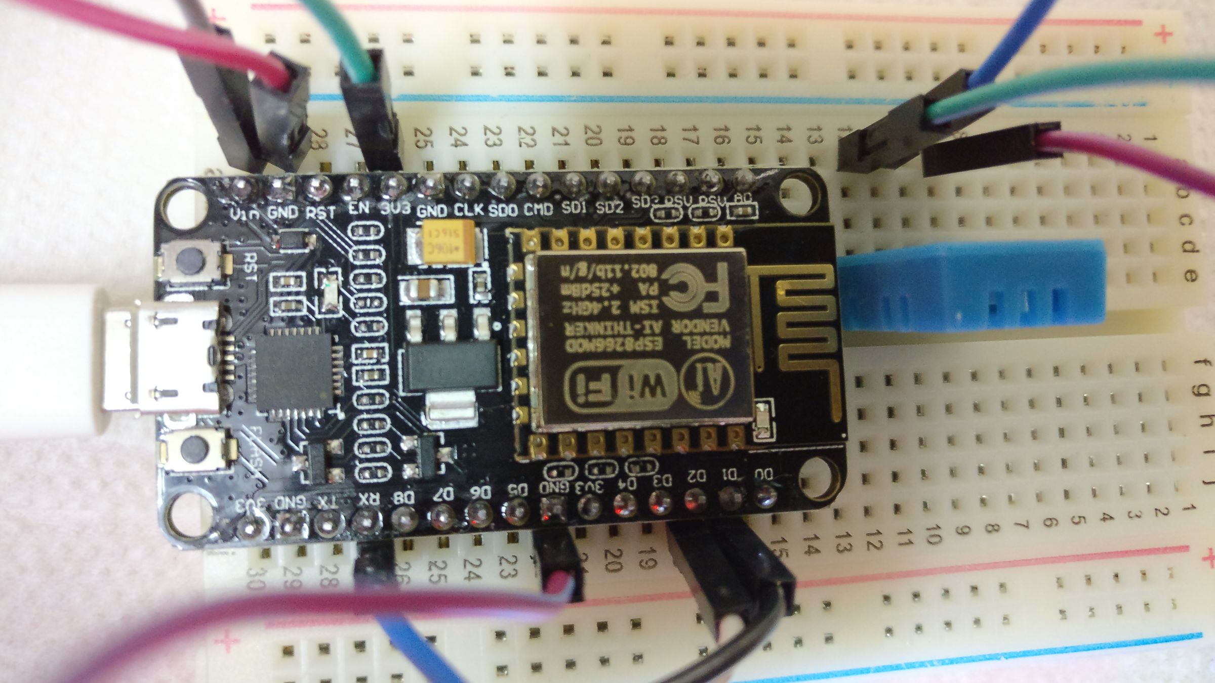 ESP8266 Weather Server With LCD Display : 4 Steps (with Pictures ...
