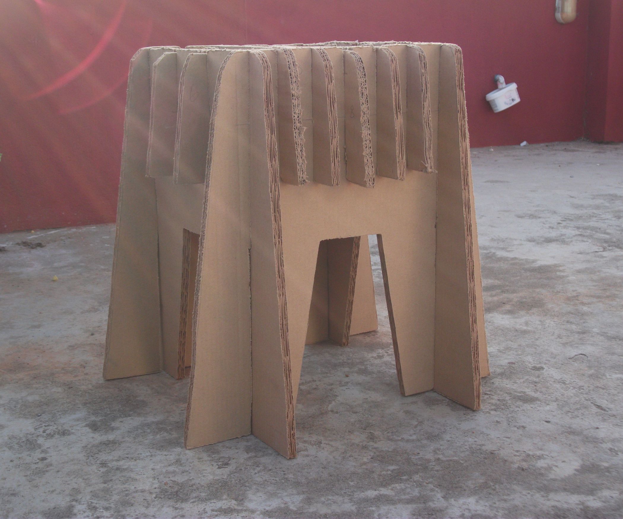 Amazing Cardboard Stool : 11 Steps - Instructables