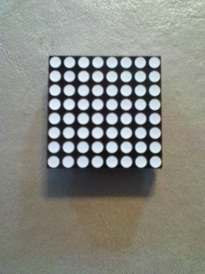 connect an 8x8 led matrix to a small breadboard DIY Project - Step-by ...