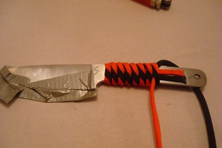 Paracord Wrapping a Knife Handle : 7 Steps (with Pictures) - Instructables