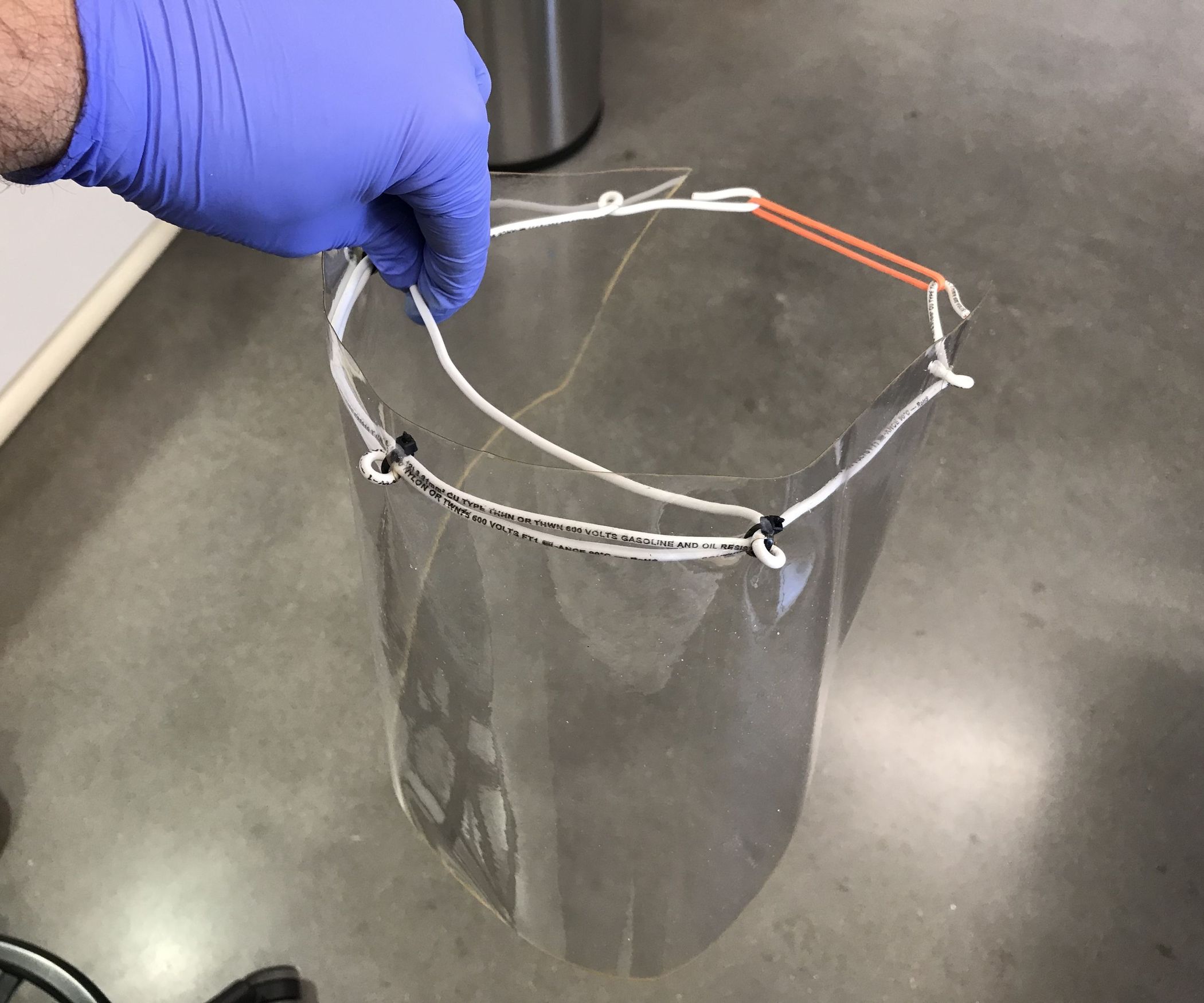 DIY COVID-19 Face Shield (PPE From Off-the-shelf Materials) : 4 Steps ...