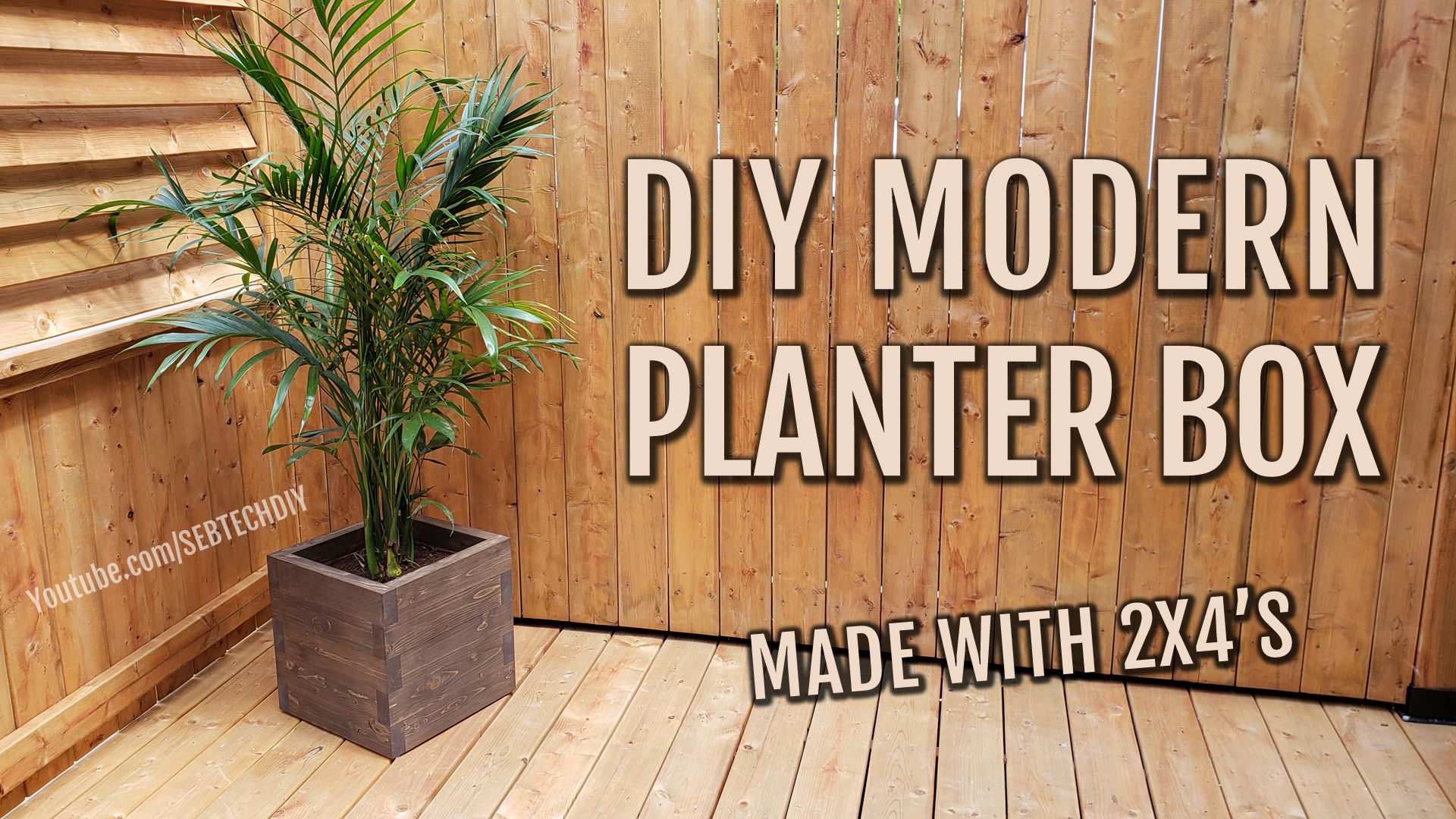 DIY Modern Planter Box / Made With 2x4's : 16 Steps (with Pictures ...