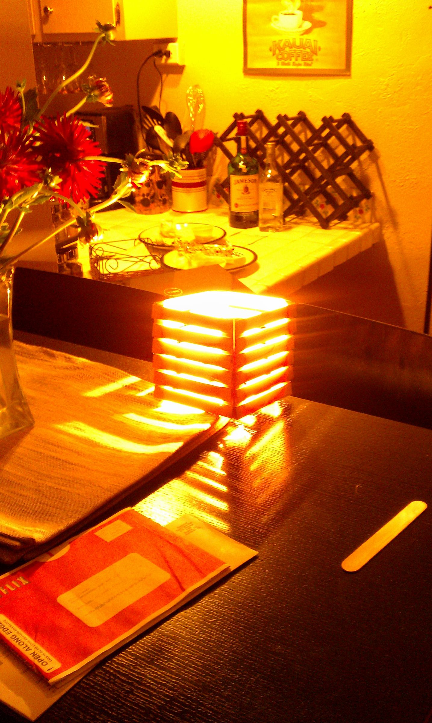 Make a Popsicle Stick Shutter Lamp : 6 Steps - Instructables