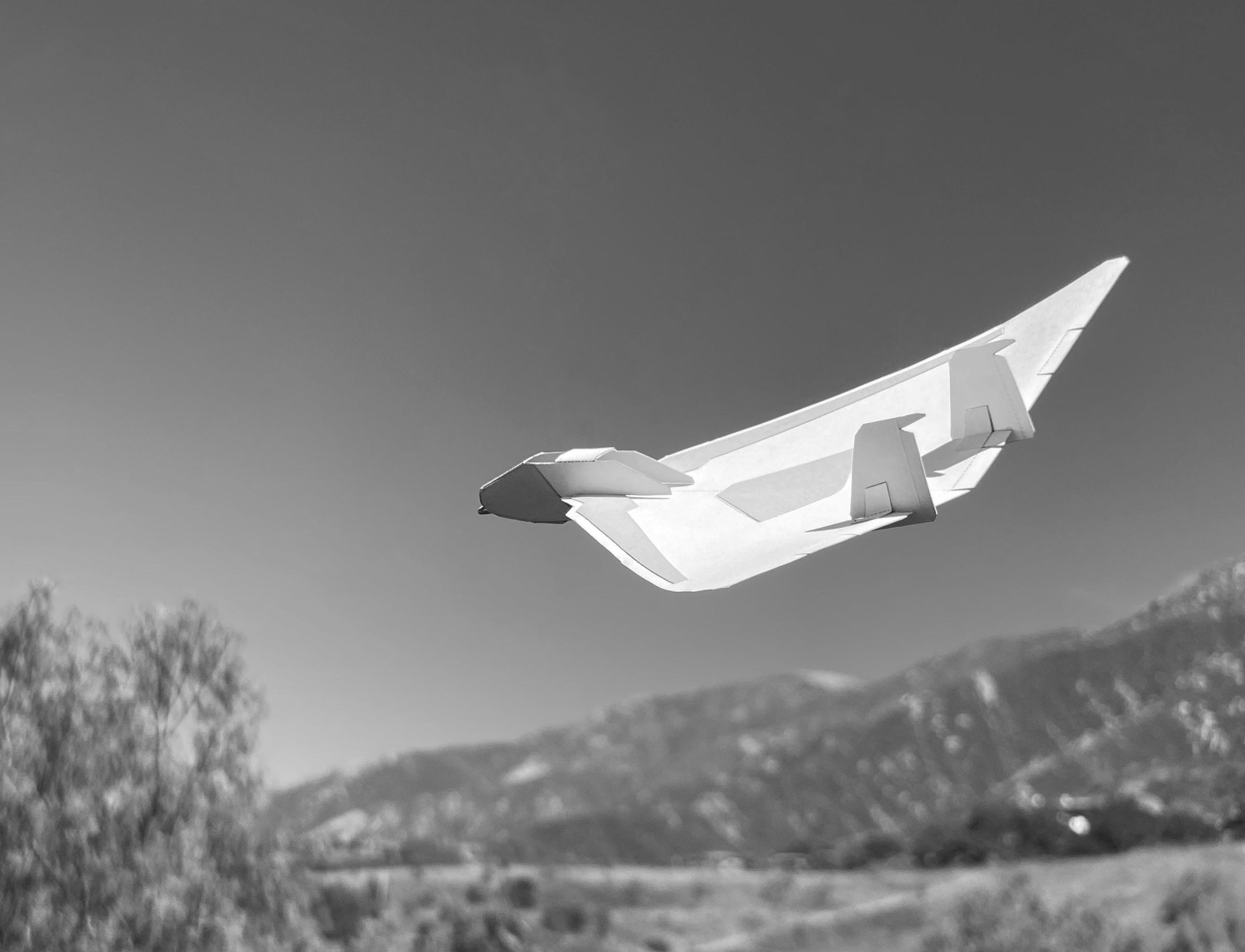 Card Stock & Paper Twin Fin Delta Airplane : 8 Steps (with Pictures ...