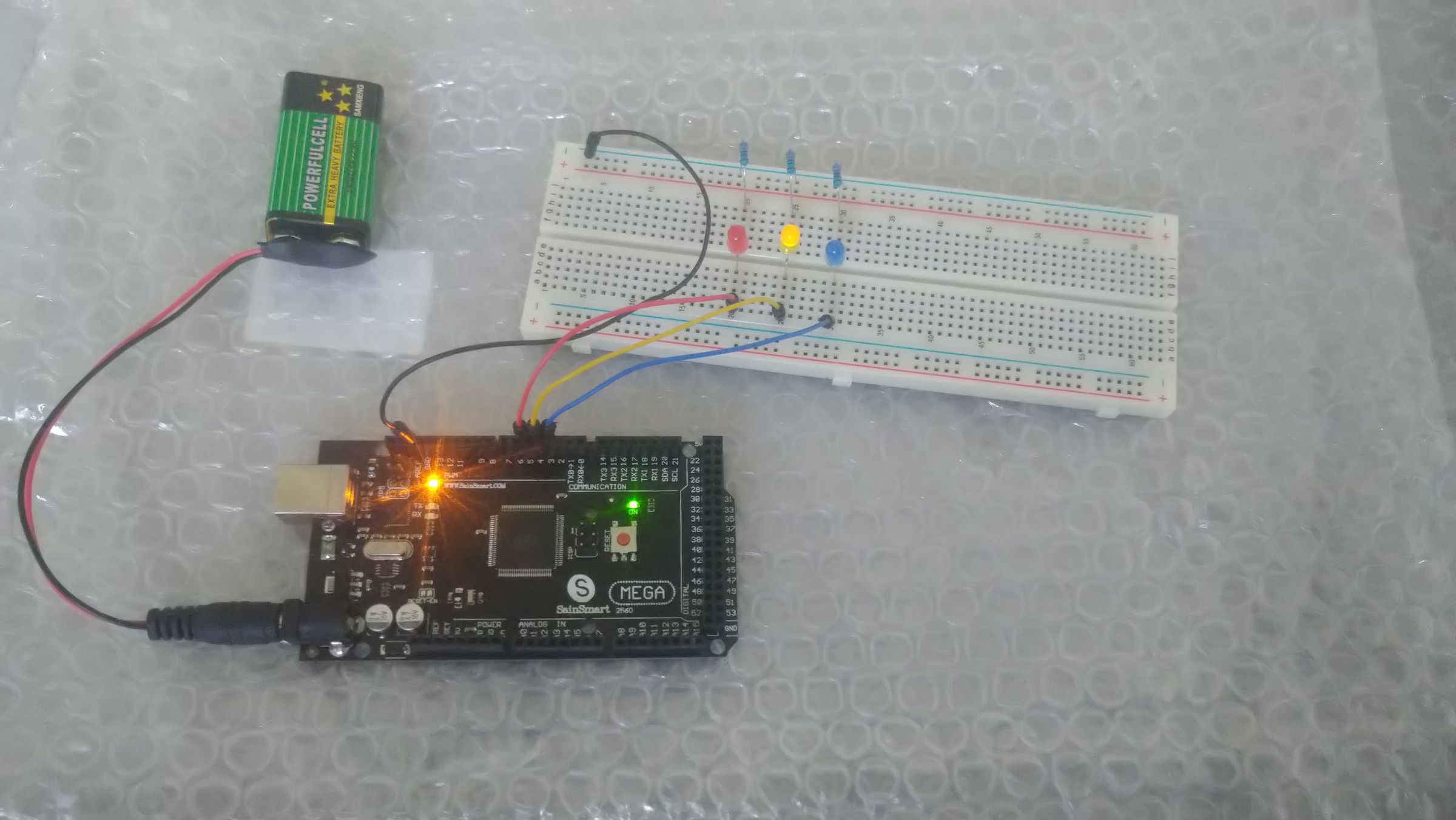 Arduino Street Traffic Light - Breadboard Edition : 13 Steps ...