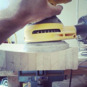 Sanding Concave Surfaces With DIY Foam Pad/Random Orbital : 3 Steps ...