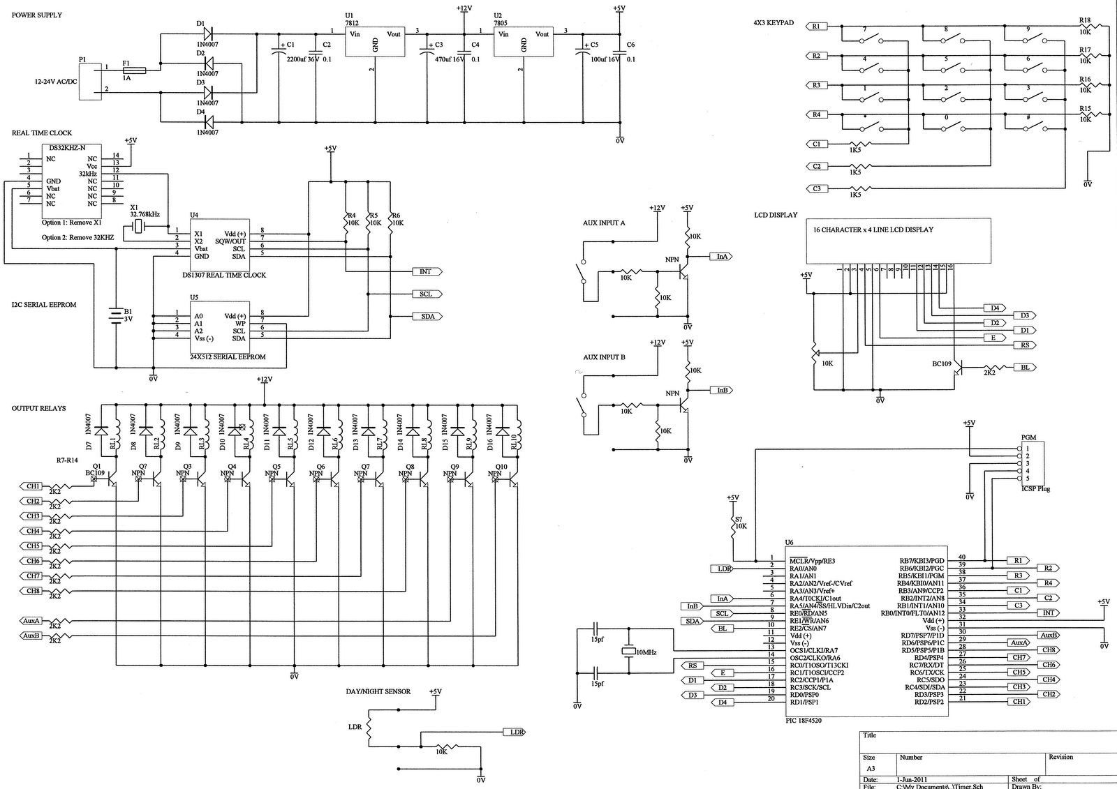 8 Channel Programmable Timer : 13 Steps - Instructables