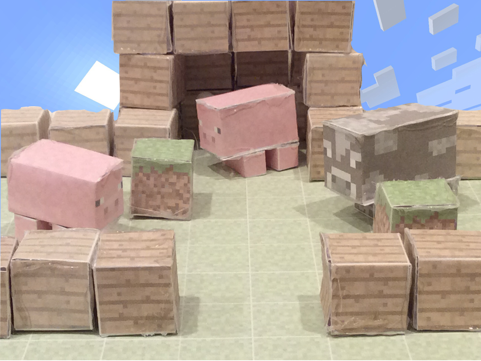Cardstock Minecraft World : 7 Steps (with Pictures) - Instructables