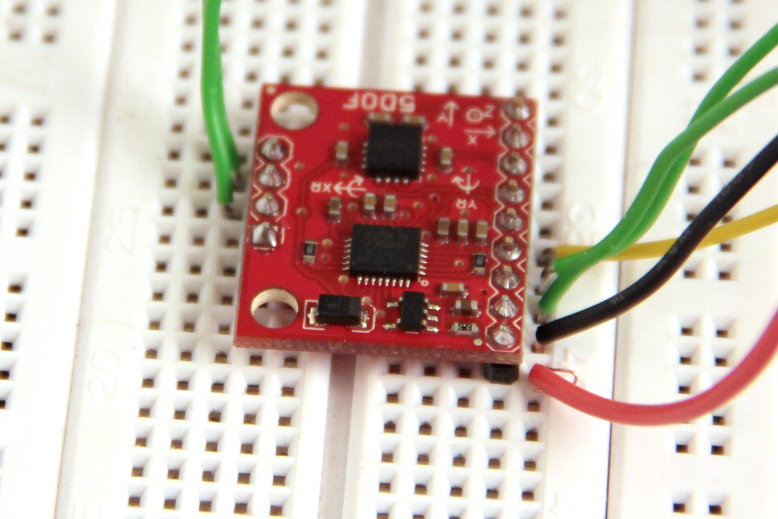 Use An Accelerometer And Gyroscope With Arduino Instructables