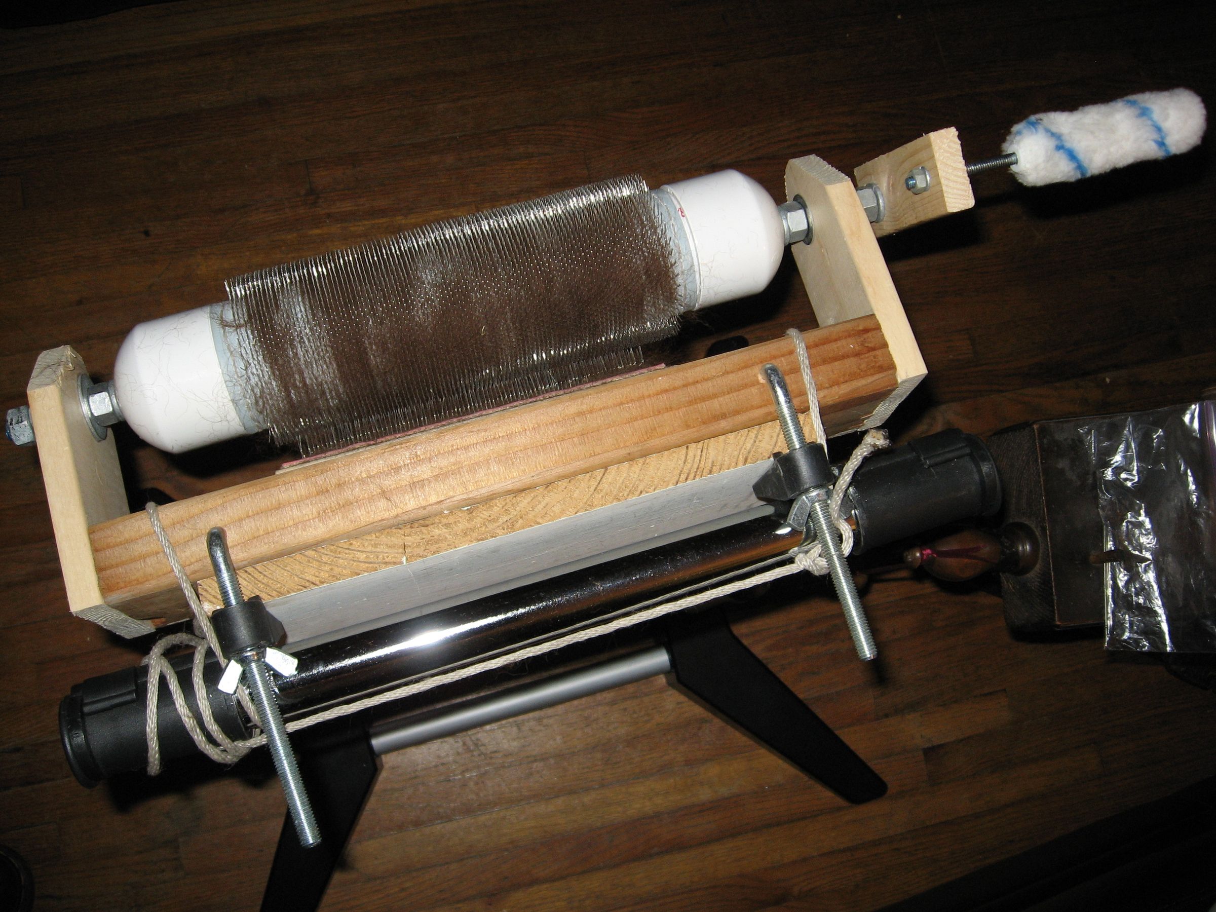 $50 Drum Carder (for Combing Fibers) : 10 Steps - Instructables
