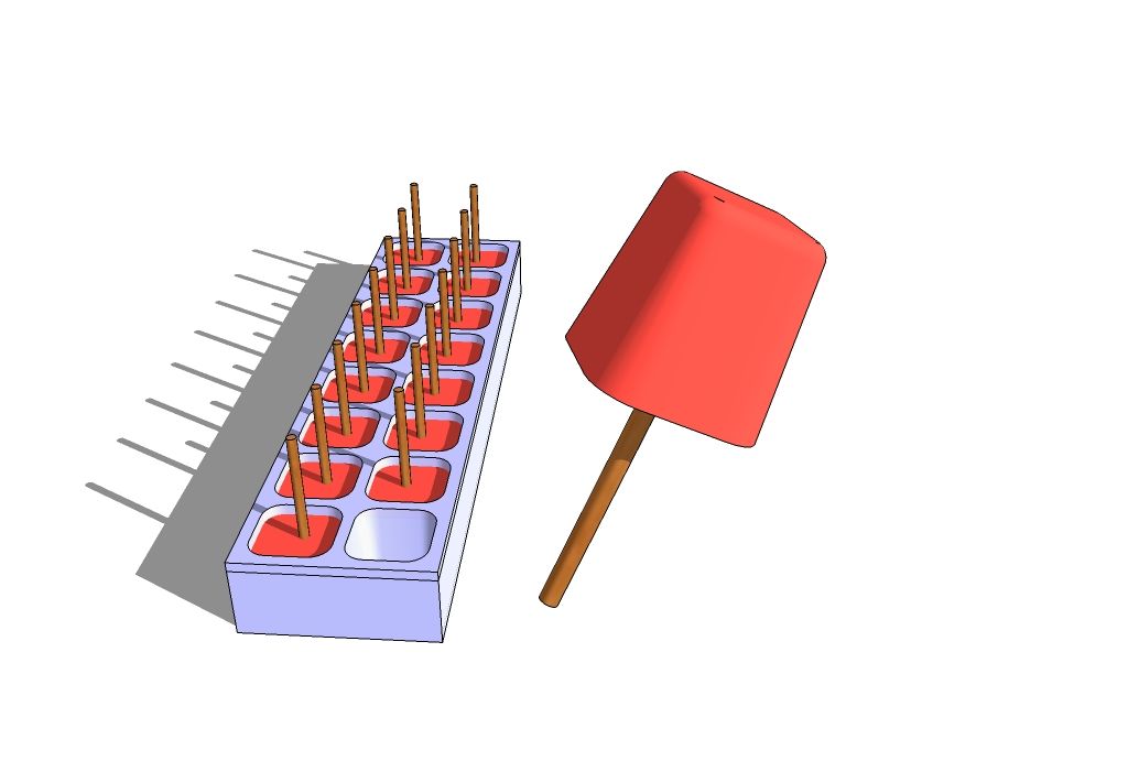 Perfect Ice Cube Popsicles! Bite Size and No Drips : 9 Steps ...