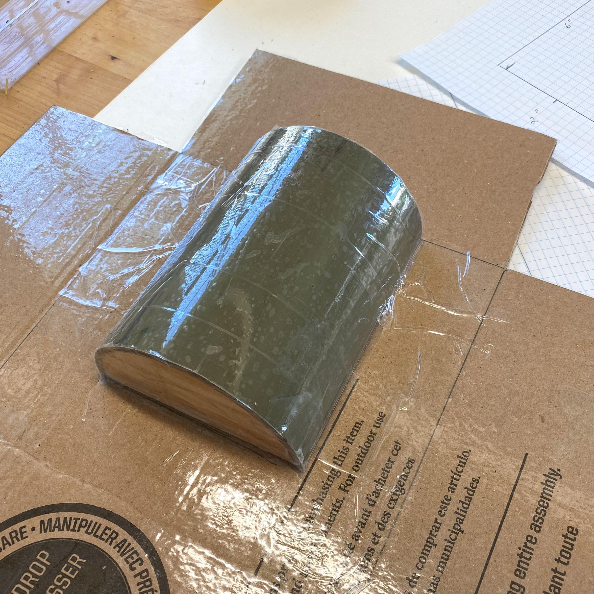 Cement Shadow Box Made Using PVC Pipe and Cardboard : 6 Steps (with ...