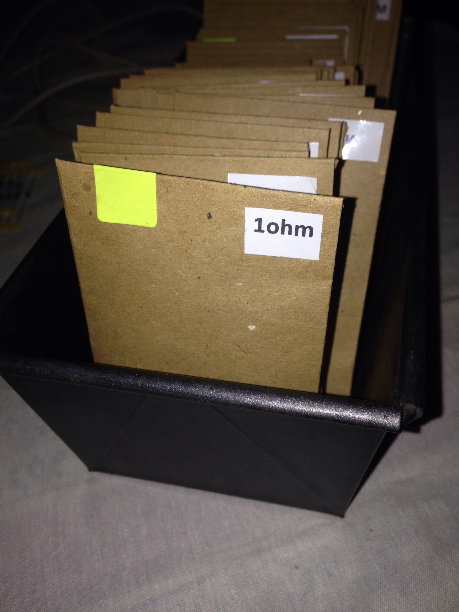 Resistor Organizer - Instructables