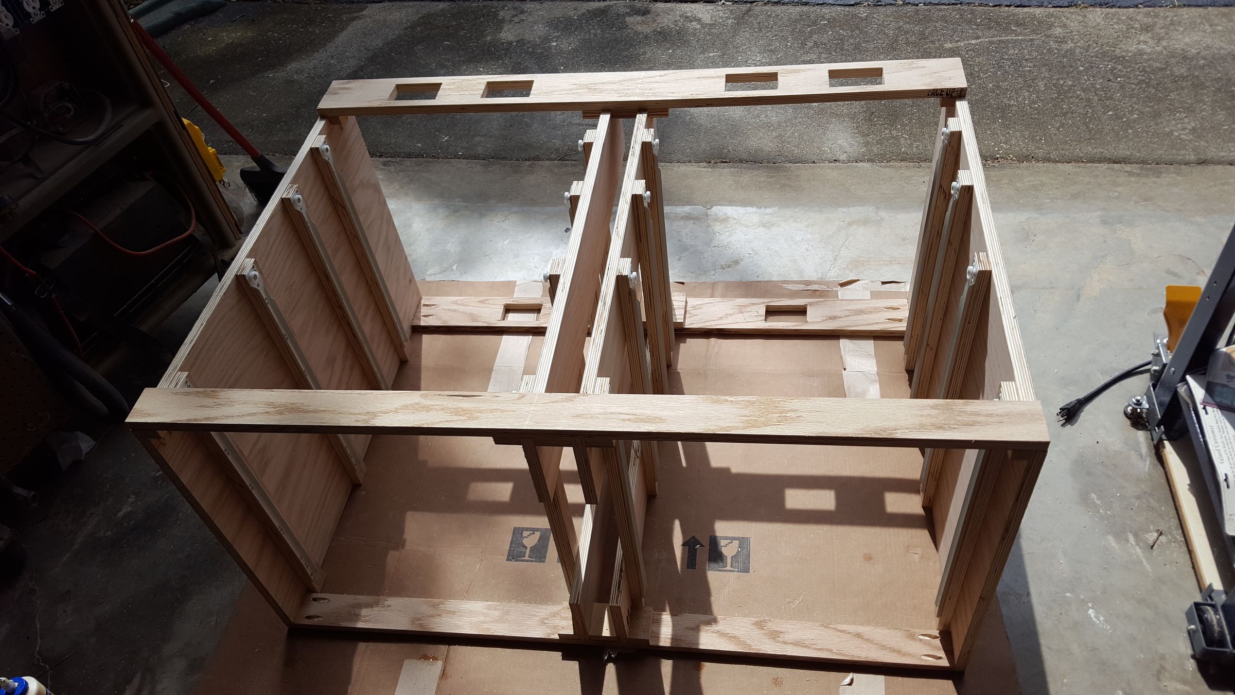 Workbench With Drawers, Power, and Wood Vise : 15 Steps (with Pictures ...