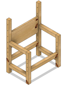 DIY Kid Chair (Height Adjustable) : 9 Steps (with Pictures) - Instructables