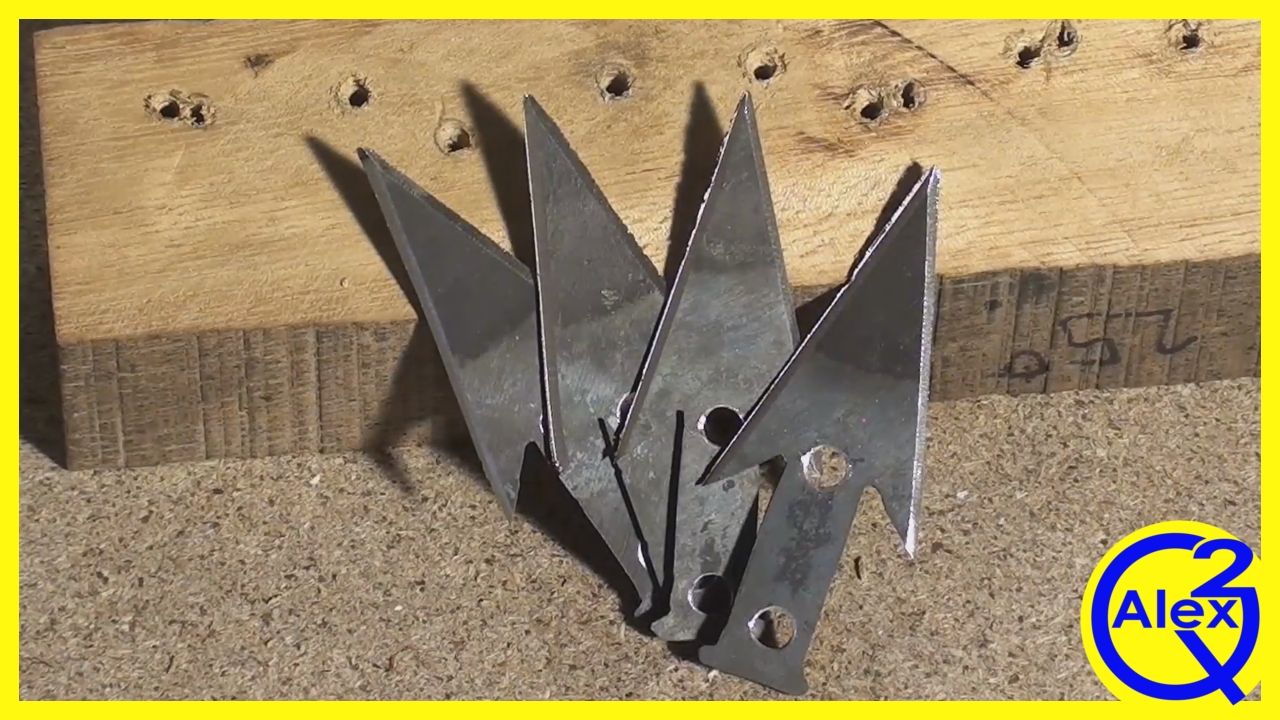 Arrowheads Made From an Old Saw Blade With Basic Tools : 22 Steps (with ...
