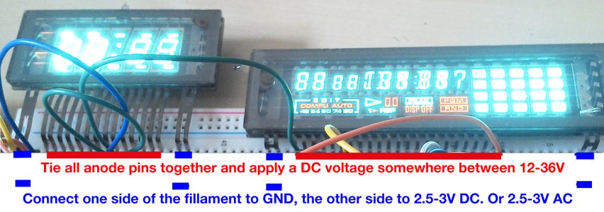 Arduino Vfd Display Clock Tutorial A Guide To Vfd Displays 10 Steps