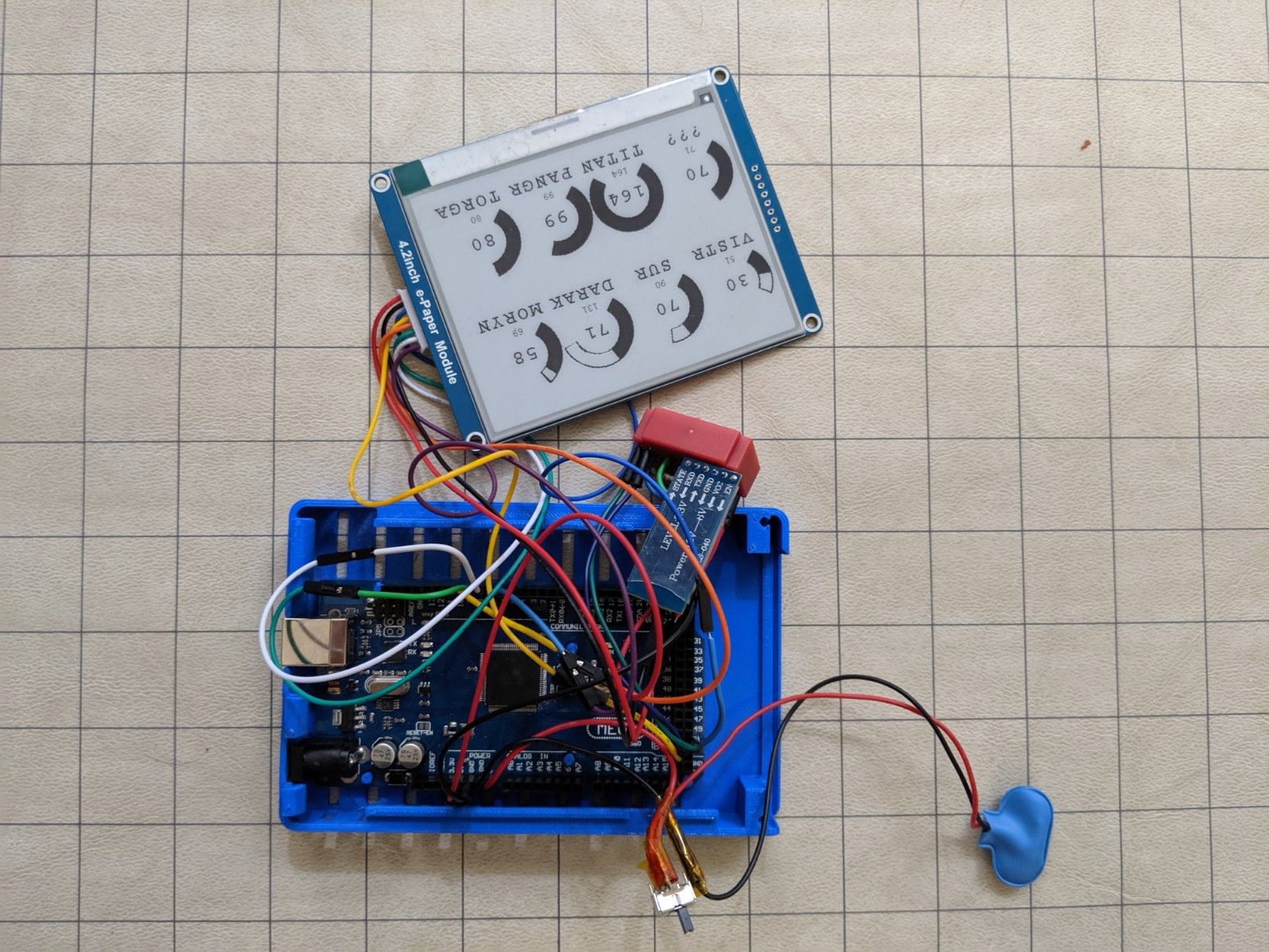 Dungeons and Dragons Hit Point Tracker With E-Ink Display : 3 Steps ...
