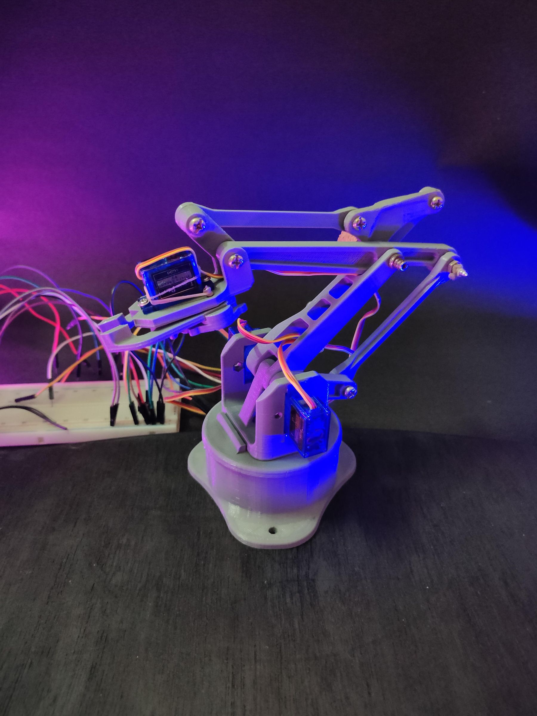 Arm-Bot: 3D Printed 4-DOF Robotic Arm : 7 Steps (with Pictures ...