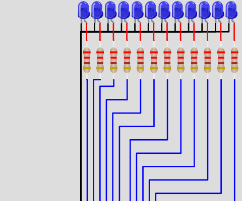 LED Chaser With 7 Patterns -wokwi Arduino : 6 Steps - Instructables
