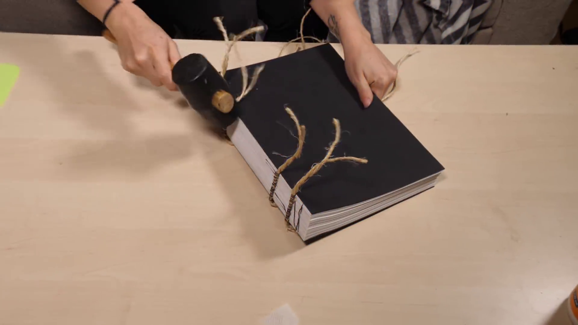 Black Magic Leather Grimoire - Bookbinding Tutorial : 17 Steps (with ...
