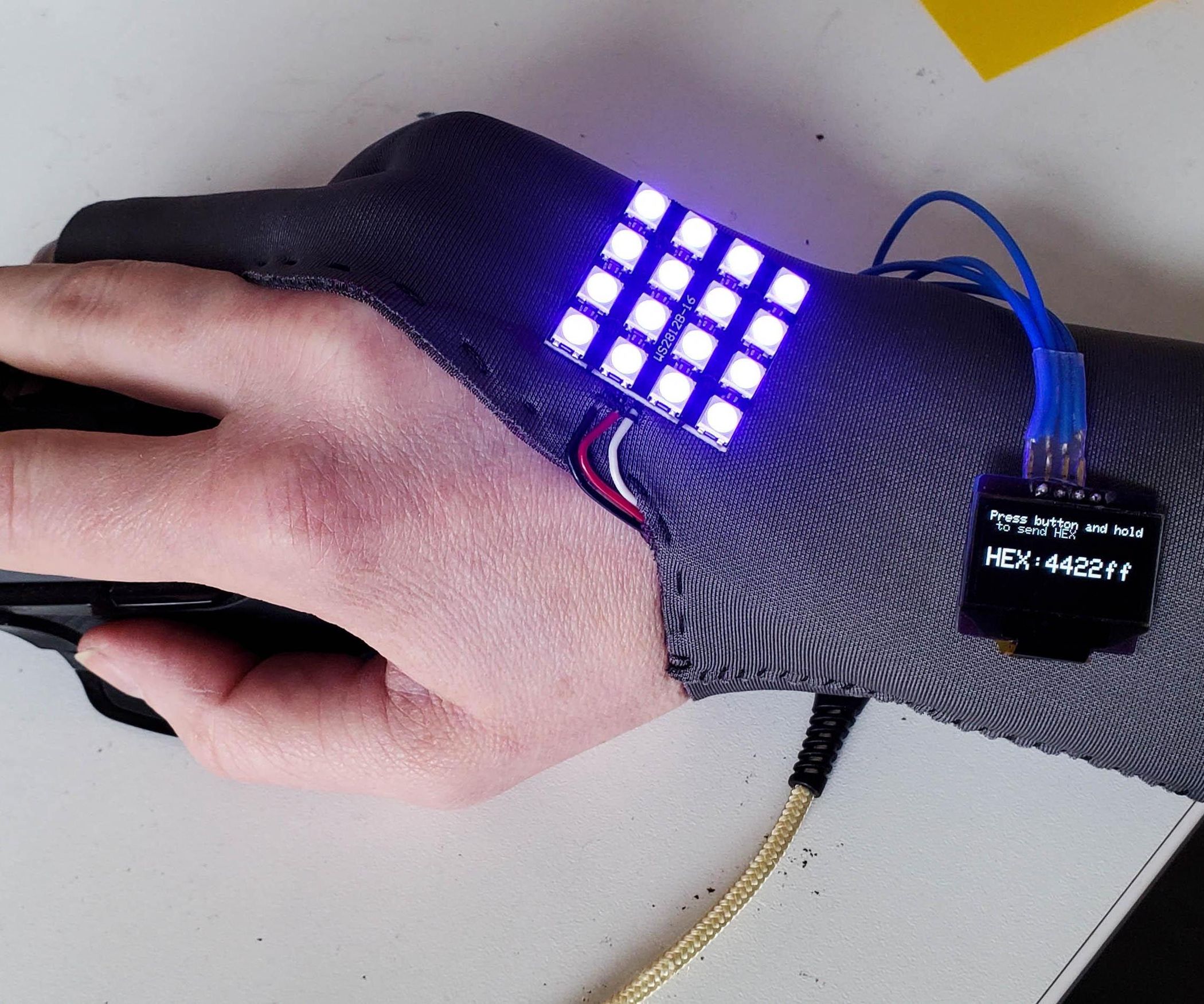 Arduino Color Sensing Glove That Sends the HEX Code to Your Computer ...