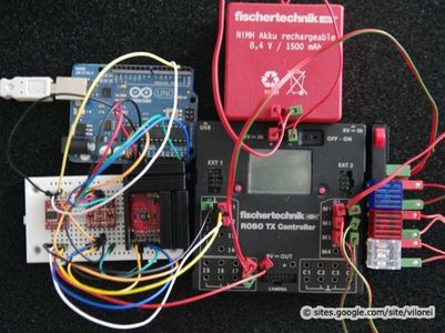 Arduino + Fischertechnik TX-C - Connecting I2C True Colour Sensor : 6 Steps - Instructables