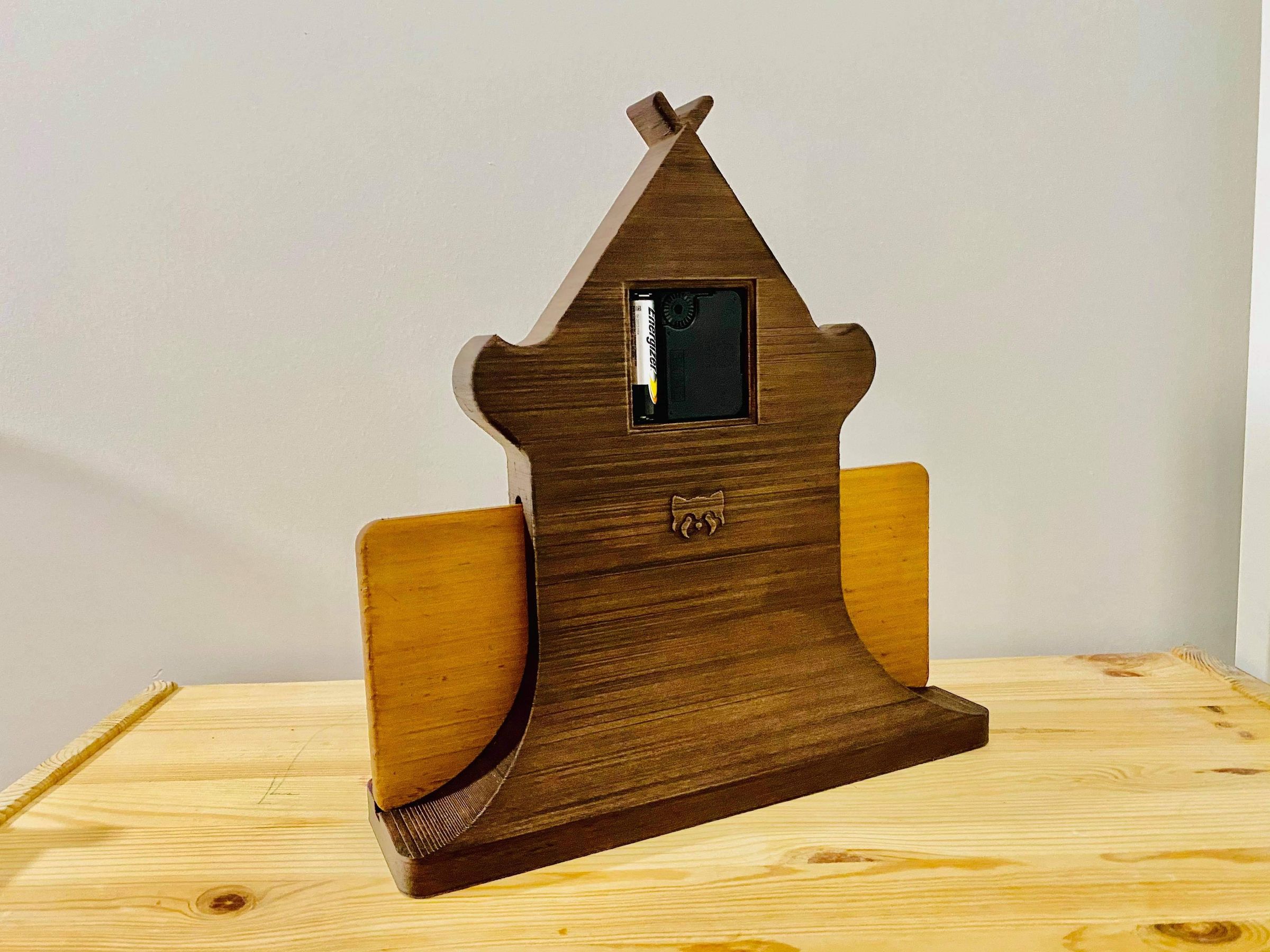 3D Printable Perpetual Desktop Wooden Calendar With Watch : 6 Steps ...