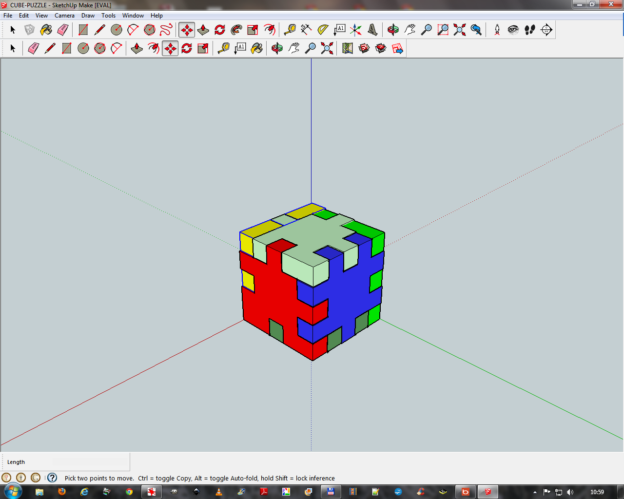 PUZZLE CUBE 3D With SketchUp 2013 : 3 Steps - Instructables