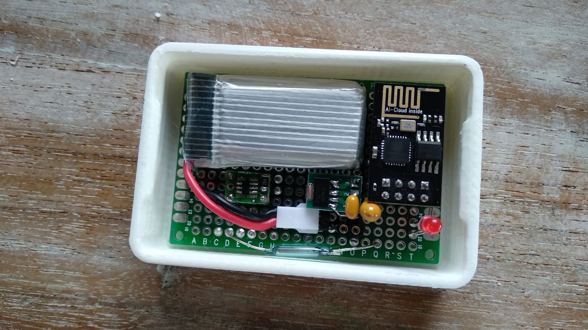 Battery Powered Door Sensor With Home Automation Integration, WiFi and ...