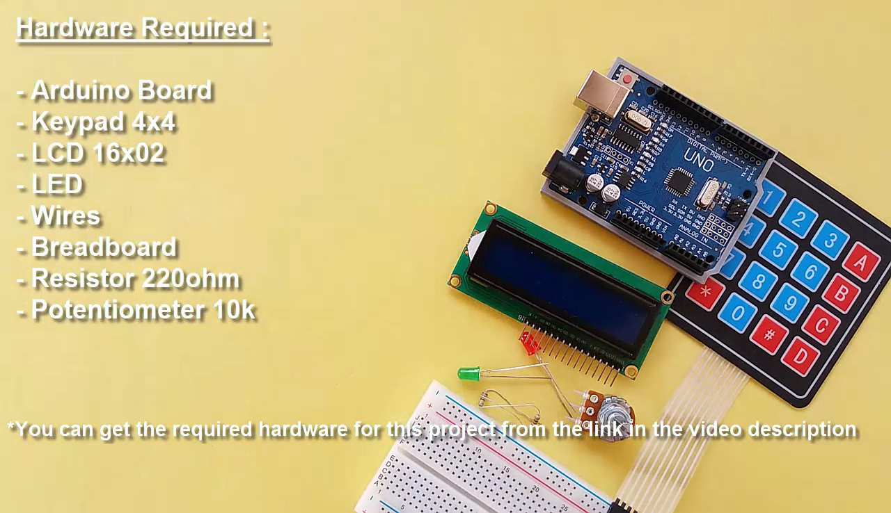 Arduino - Security Panel System With Using Keypad and LCD Display : 5 ...