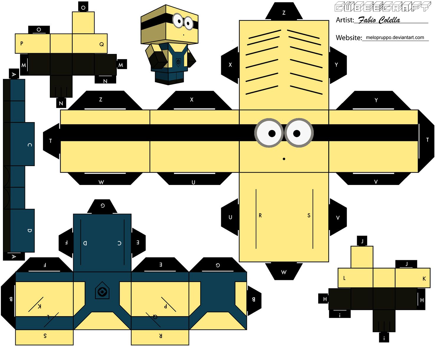 How to Create a Papercraft Minions (Despicable Me) - Instructables