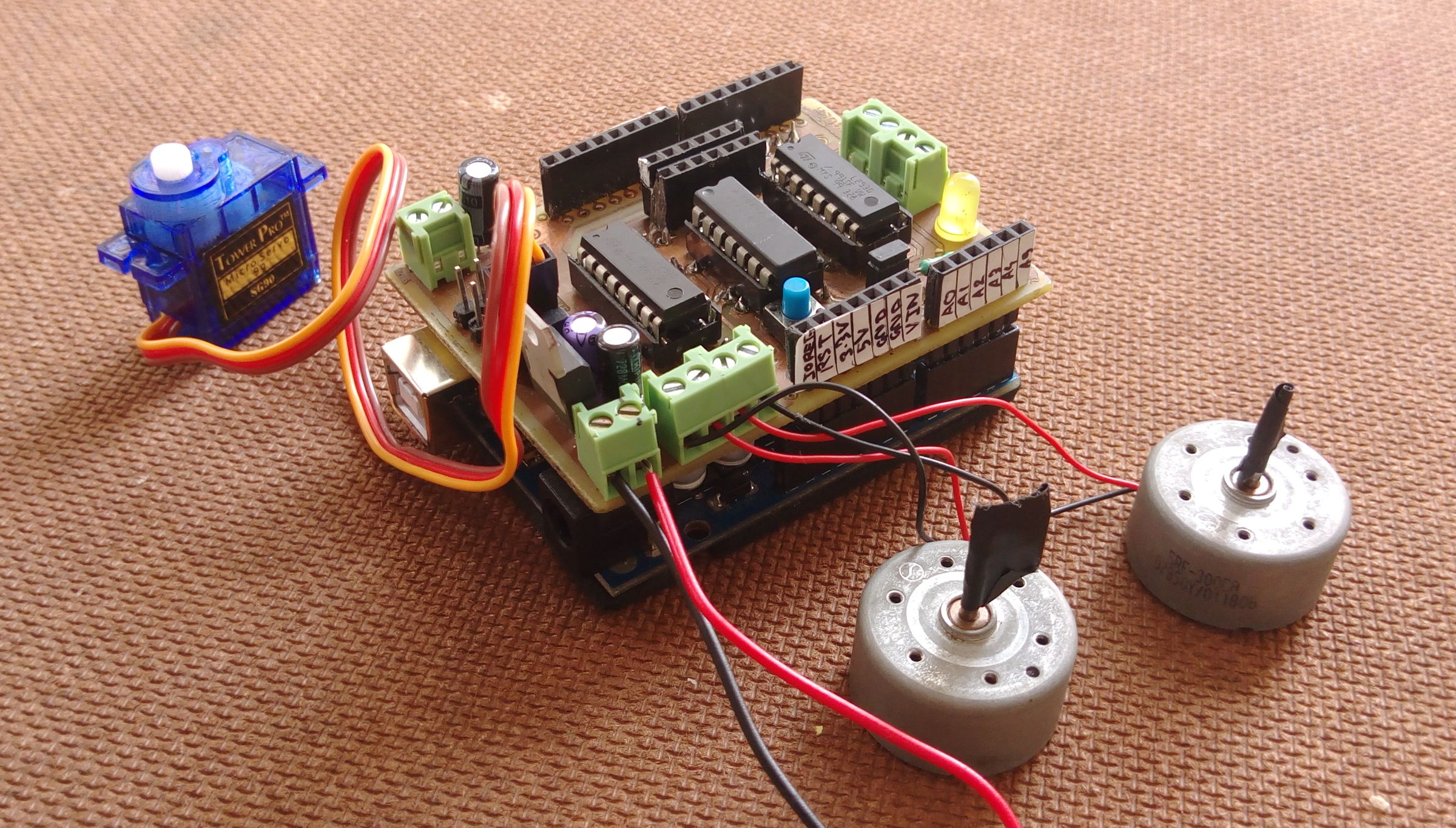 DIY Multi-Purpose Robot Base and Motor Shield : 21 Steps (with Pictures ...