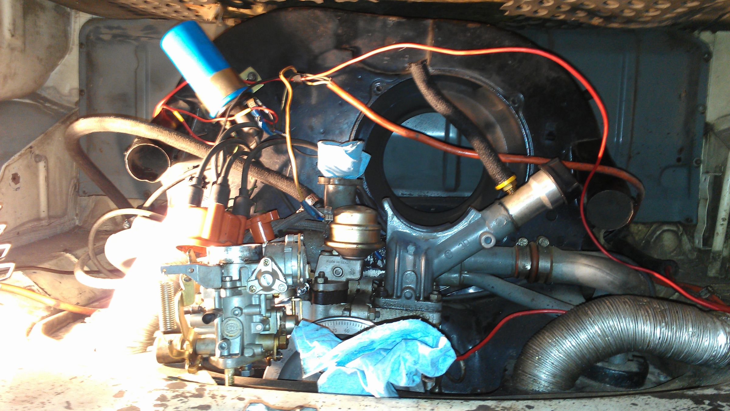 Alternator Replacement - Volkswagen Upright (Type I) Motor : 7 Steps ...