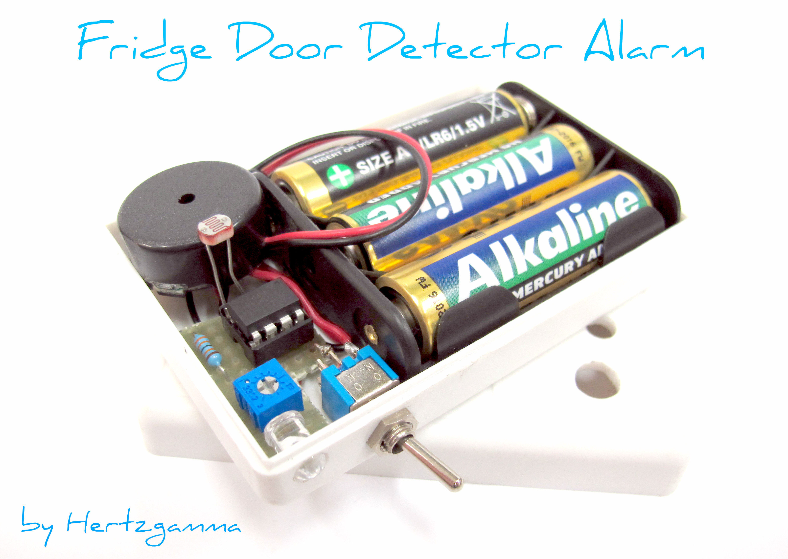 Fridge Door Detector Alarm : 13 Steps (with Pictures) - Instructables
