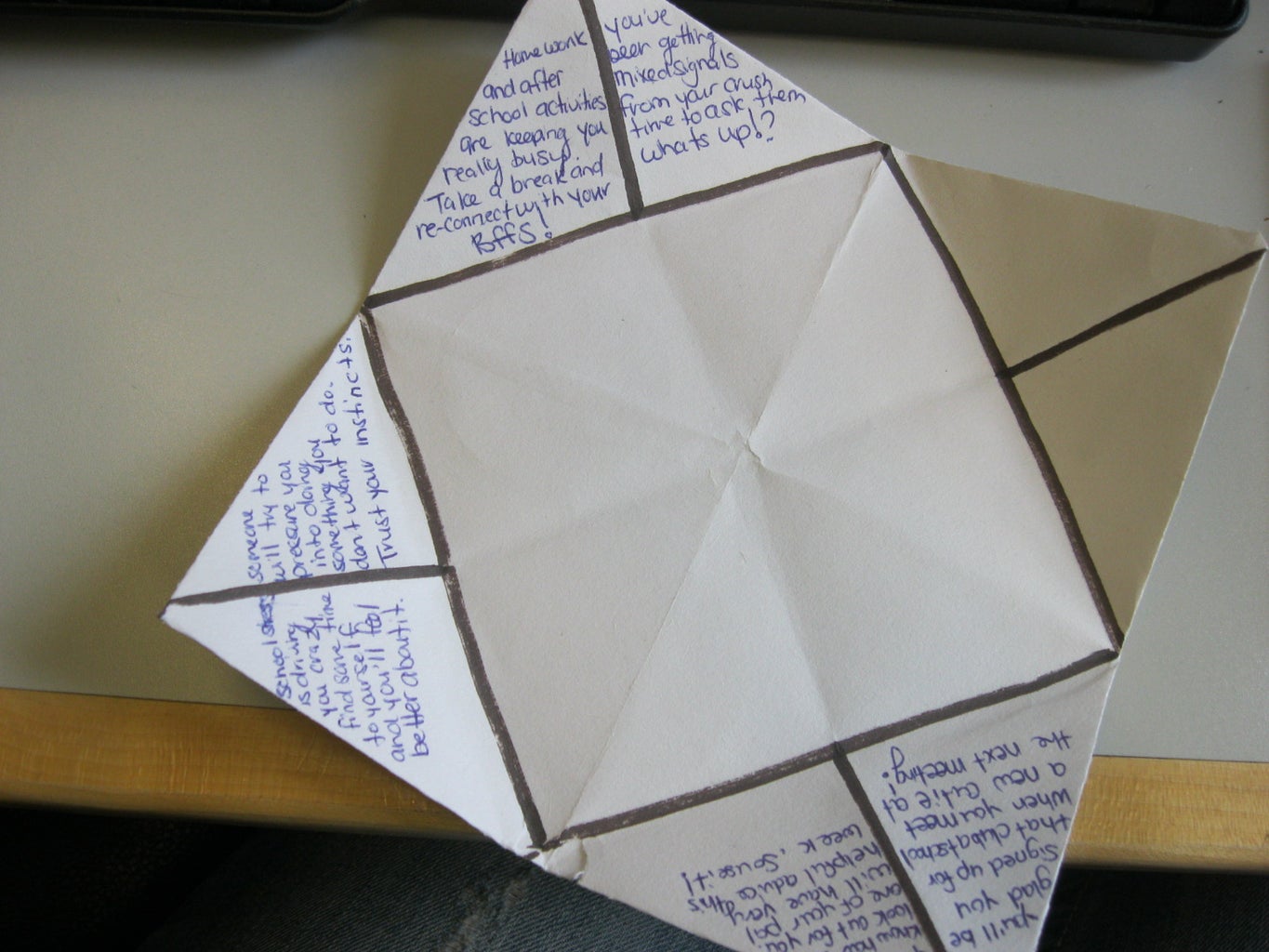 How To Make A Cootie Catcher 9 Steps With Pictures Instructables