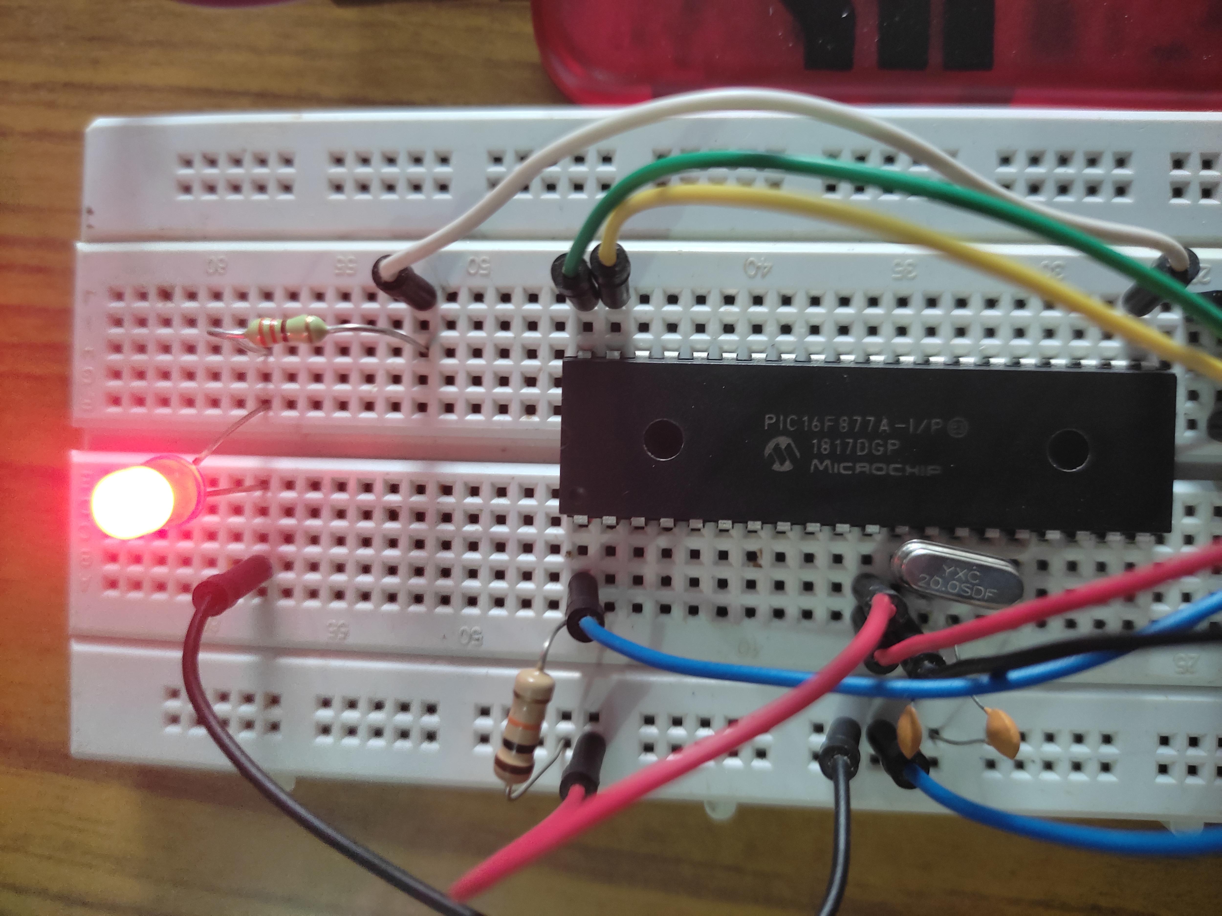 PIC16F877A LED Interfacing : 4 Steps (with Pictures) - Instructables
