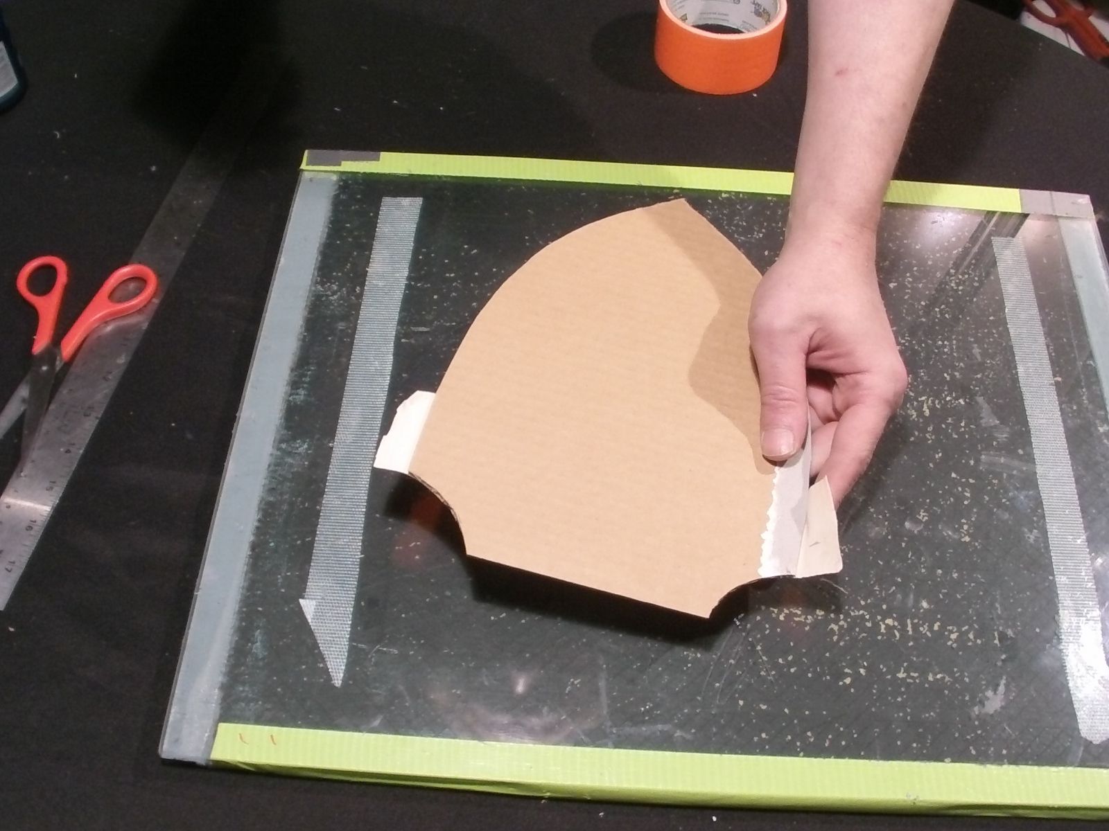 3D Cardboard & Duct Tape Deer Head Trophy With Template : 12 Steps ...