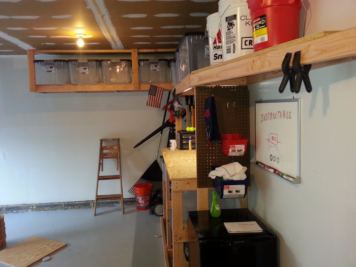 Garage Storage/Work Bench : 11 Steps (with Pictures) - Instructables