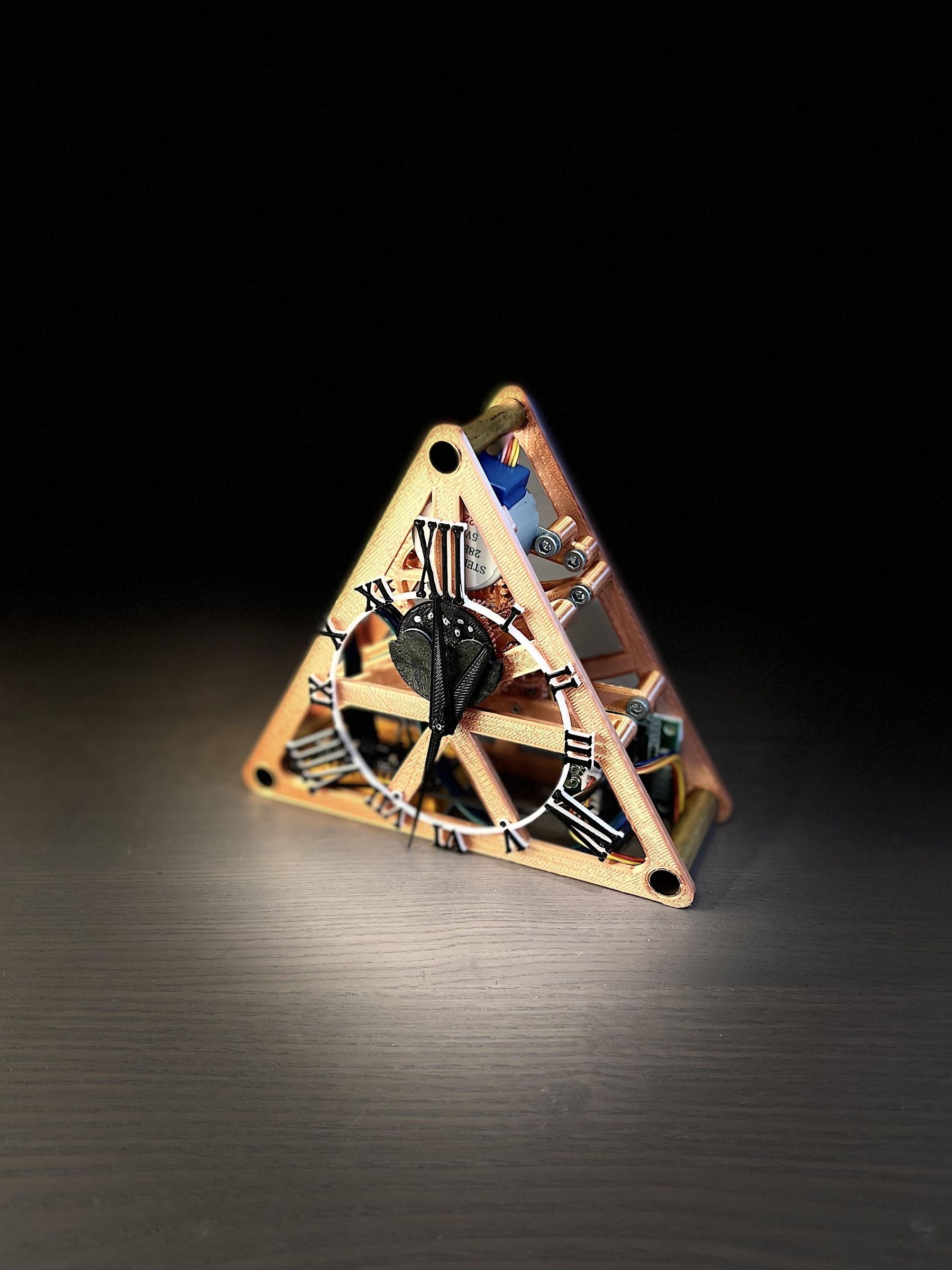 Triangulum - 3D Printed 3-Hand Clock : 16 Steps (with Pictures ...
