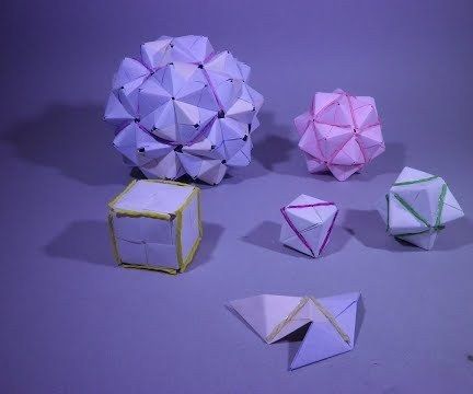 Platonic Solid From Modular Origami : 6 Steps - Instructables