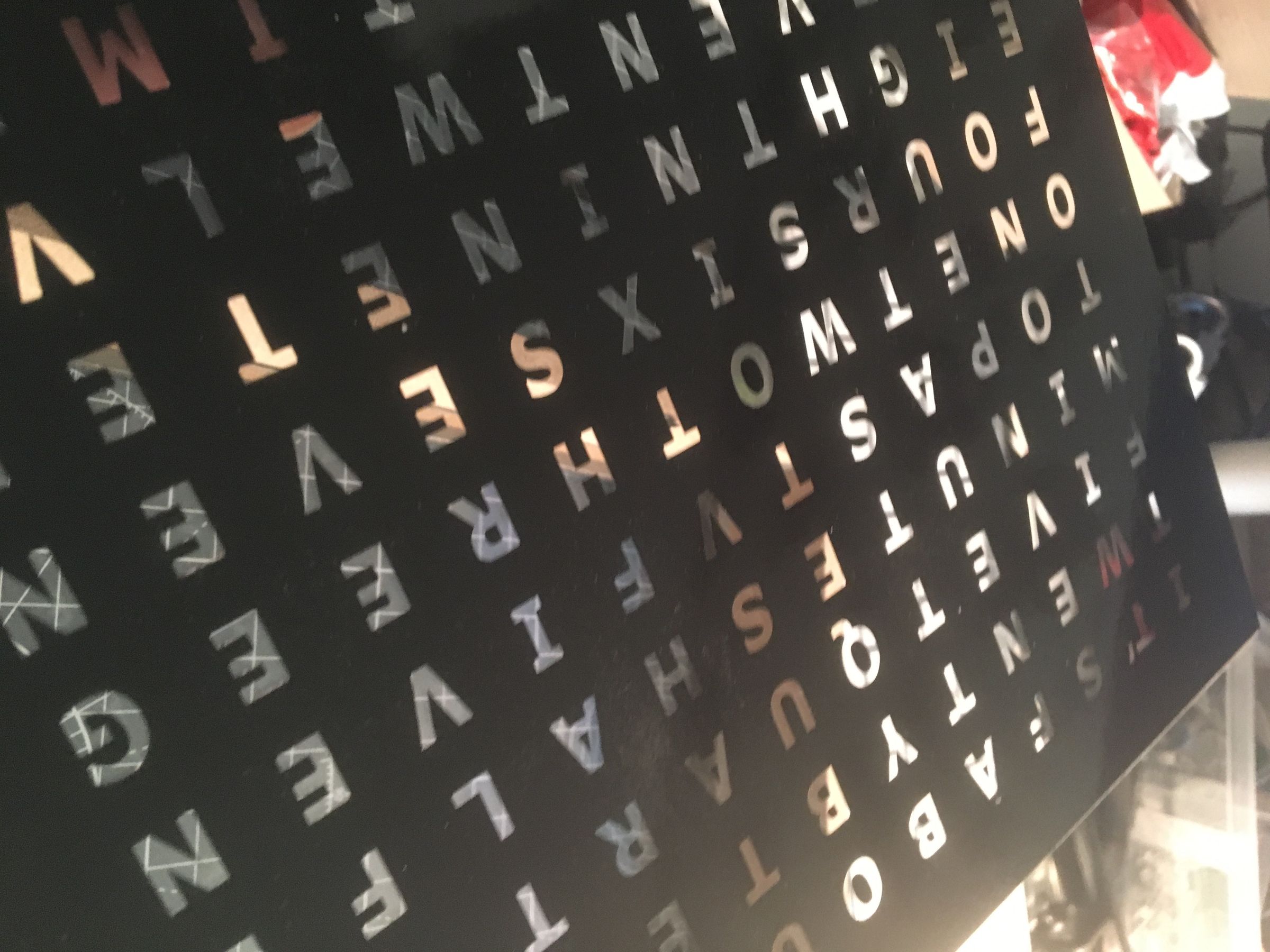 IKEA Ribba Word Clock : 9 Steps - Instructables