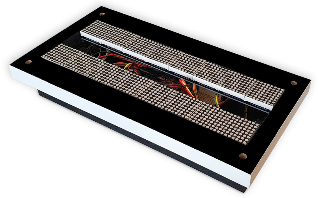 ESP32 LED Matrix WIFI Ticker Display : 24 Steps - Instructables