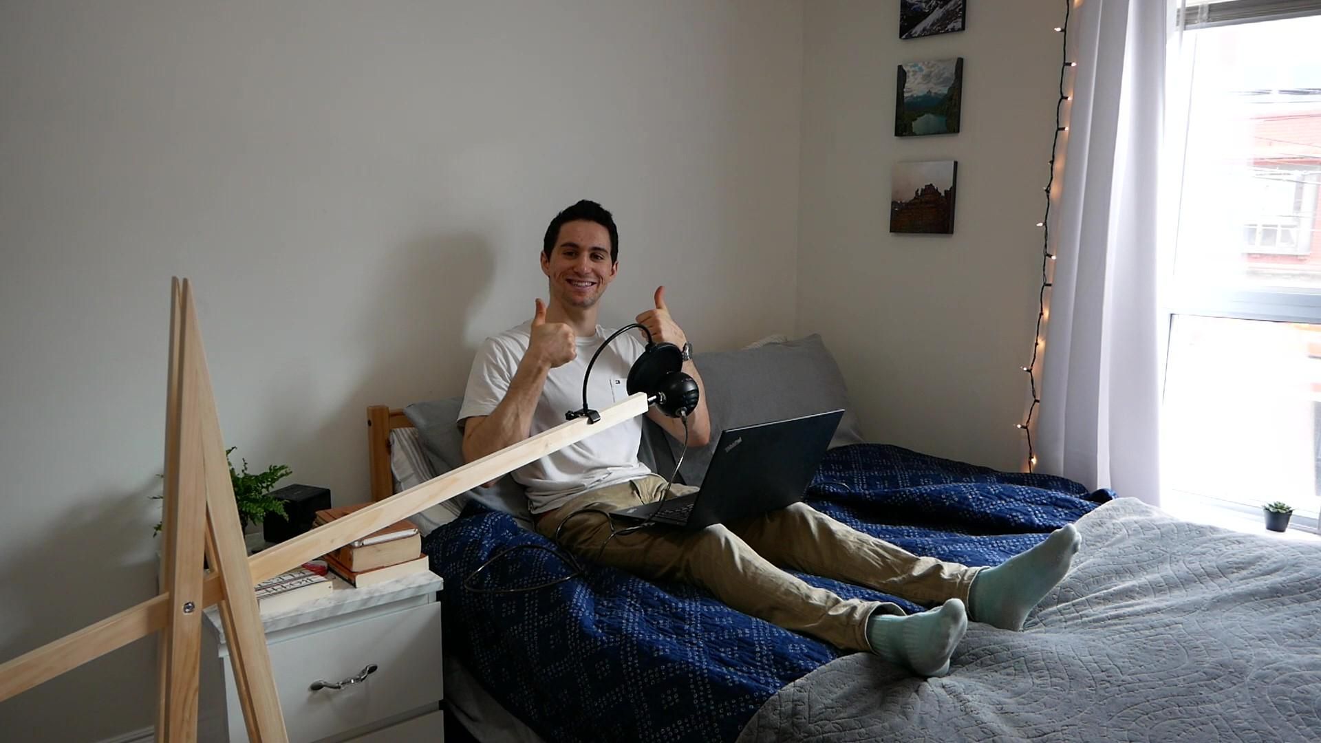 Concrete & Wood Counterweighted Mic Stand : 12 Steps (with Pictures ...