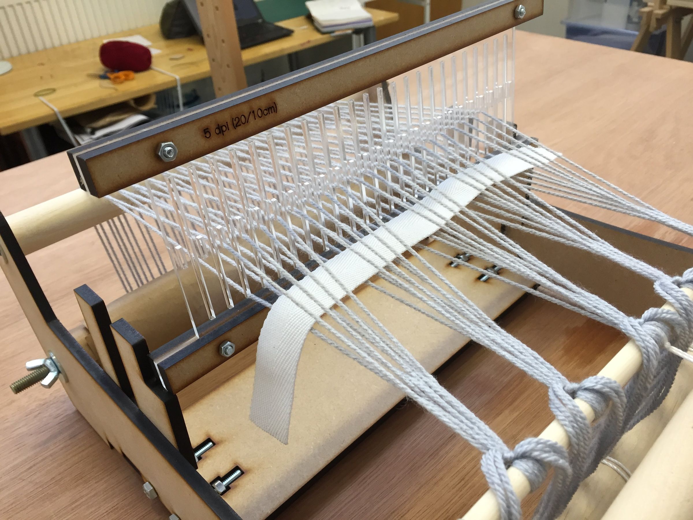 DIY Laser Cut Rigid Heddle Loom - Part 2: Weaving With the Rigid Heddle ...