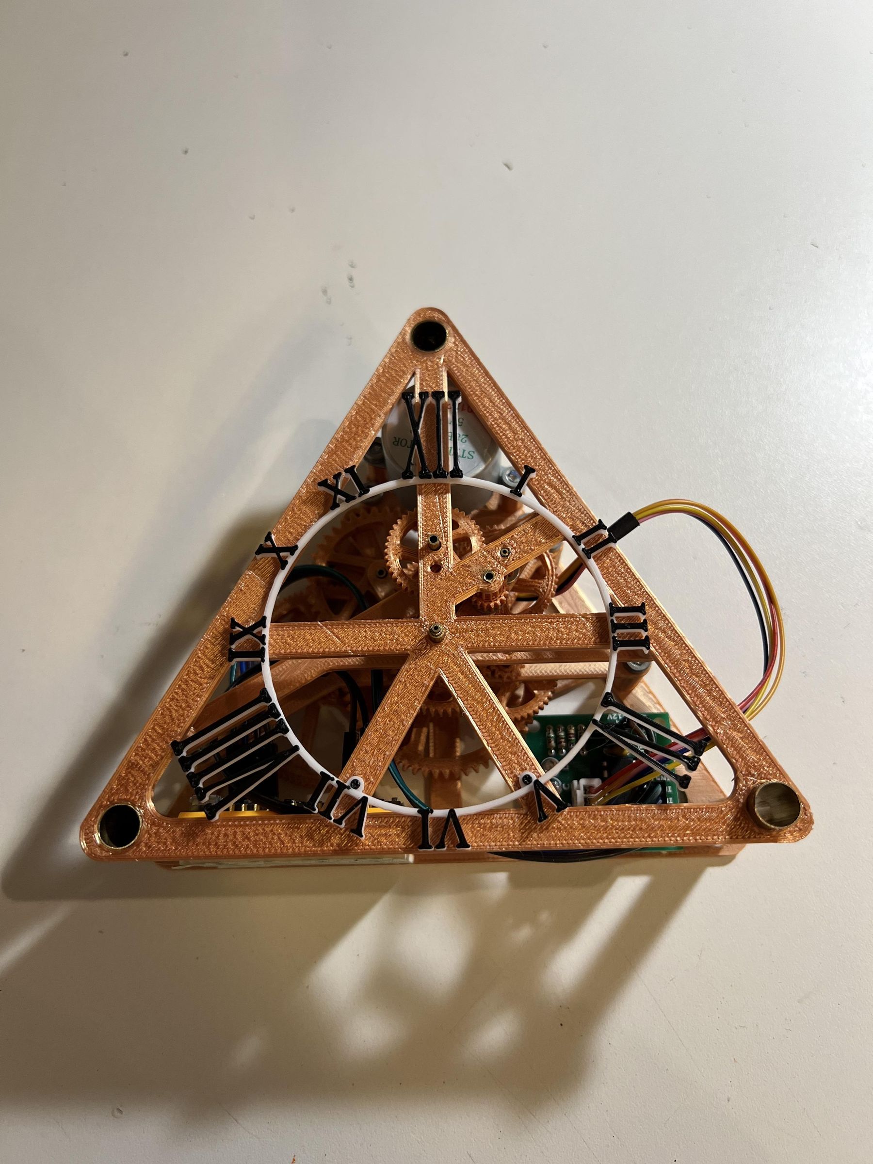 Triangulum - 3D Printed 3-Hand Clock : 16 Steps (with Pictures ...