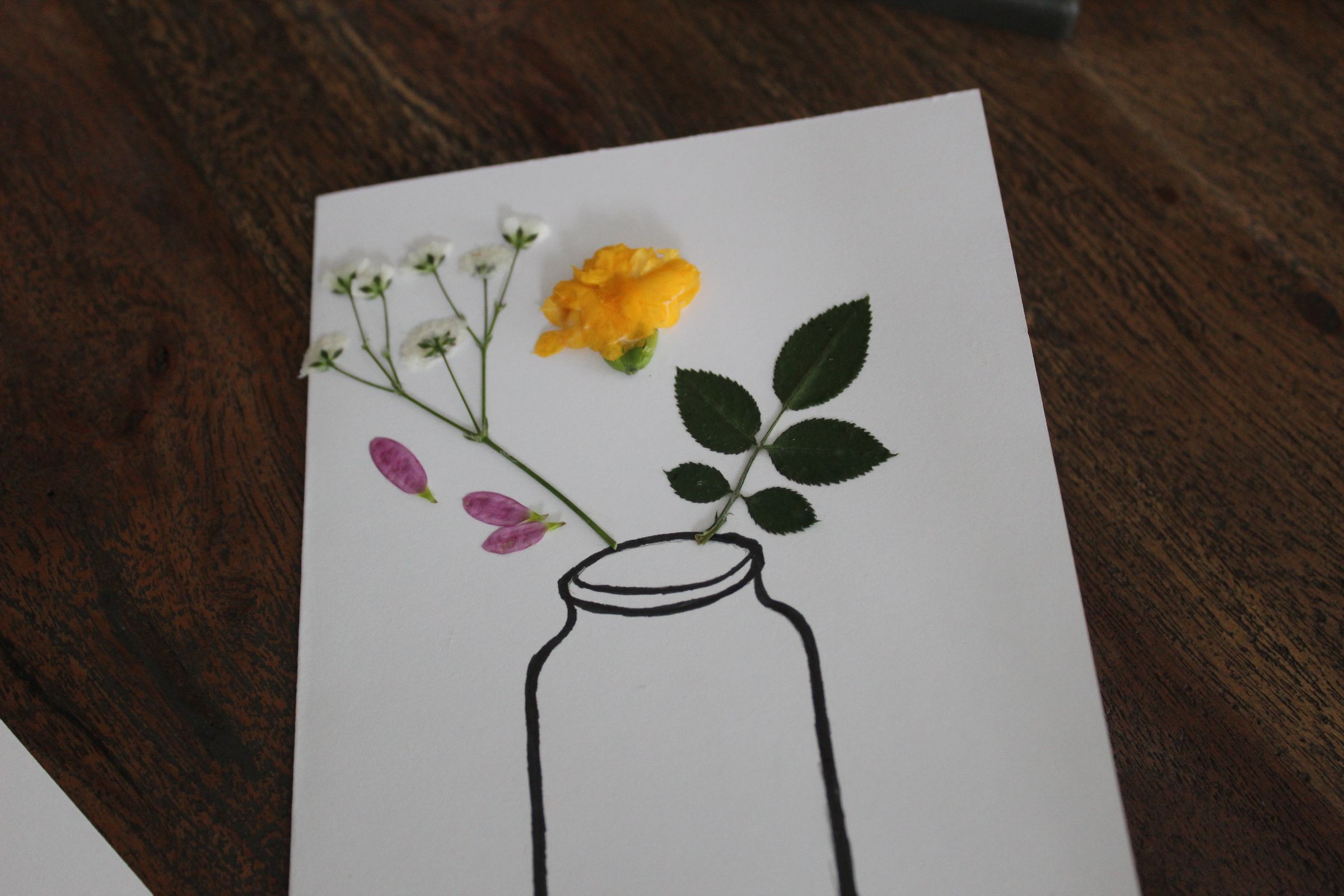 DIY Pressed Flower Card : 7 Steps (with Pictures) - Instructables